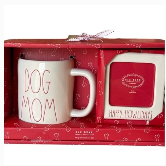 Rae Dunn | Other | Nwt New Rae Dunn Dog Mom Mughappy Howlidays Ornament ...